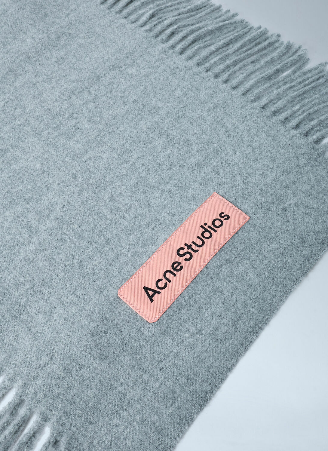 Acne Studios Fringe Wool Scarf Acne Studios