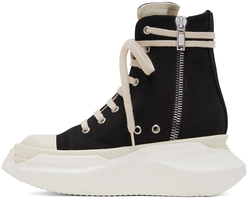 Rick Owens DRKSHDW Black Abstract Sneakers Rick Owens Drkshdw