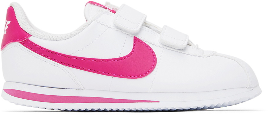 Nike Kids White Cortez Basic SL Little Kids Sneakers Nike