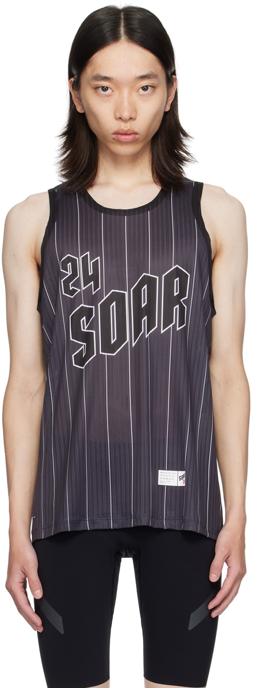 Soar Running Black American Race Tank Top Soar Running