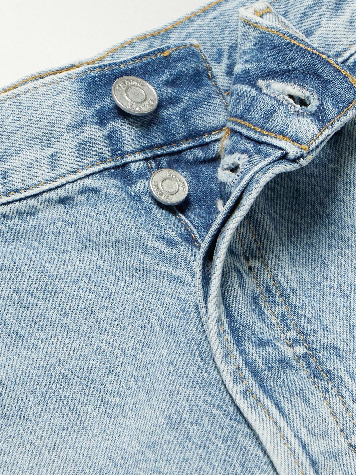 FRAME - Straight-Leg Jeans - Blue Frame Denim