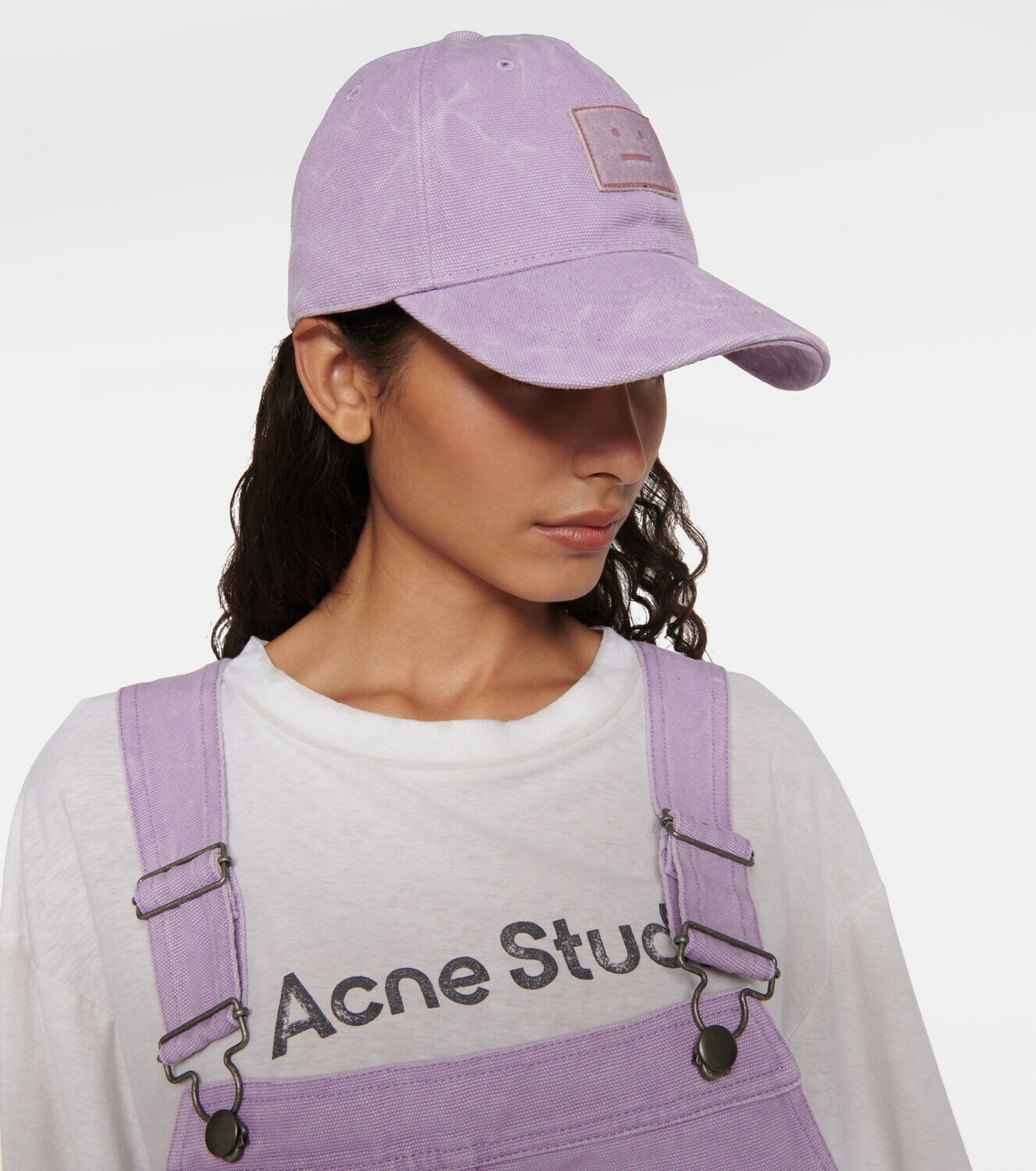 Acne Studios Face cotton baseball cap Acne Studios