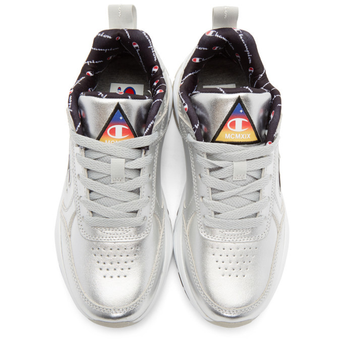 Champion Reverse Weave Silver Metallic 93Eighteen Sneakers Champion ...