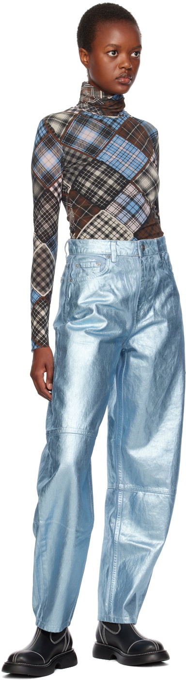 GANNI Blue Stary Jeans GANNI