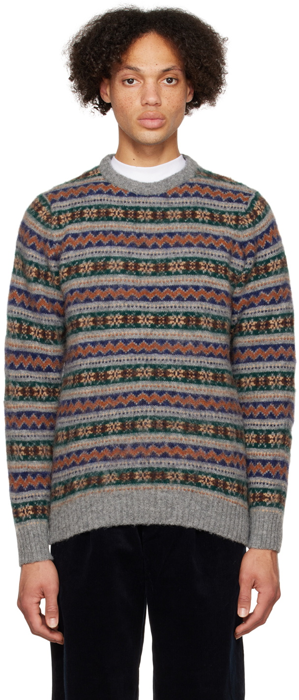 Howlin' Gray & Green A Day In The Wool Sweater Howlin' by Morrison