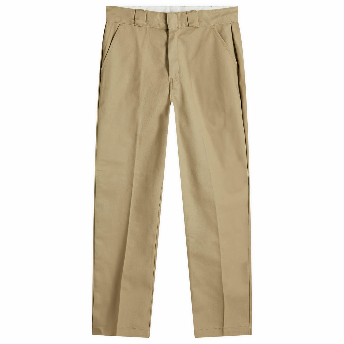 Dickies Women's Phoenix Cropped Trousers in Khaki Dickies Construct