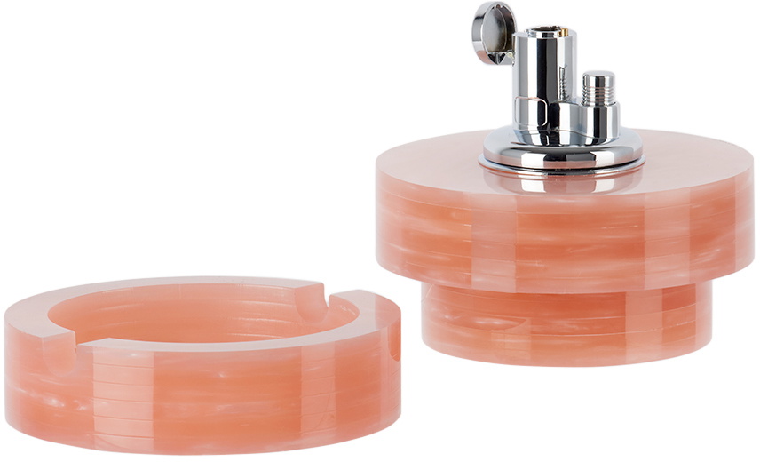 Edie Parker Pink Tabletop Lighter