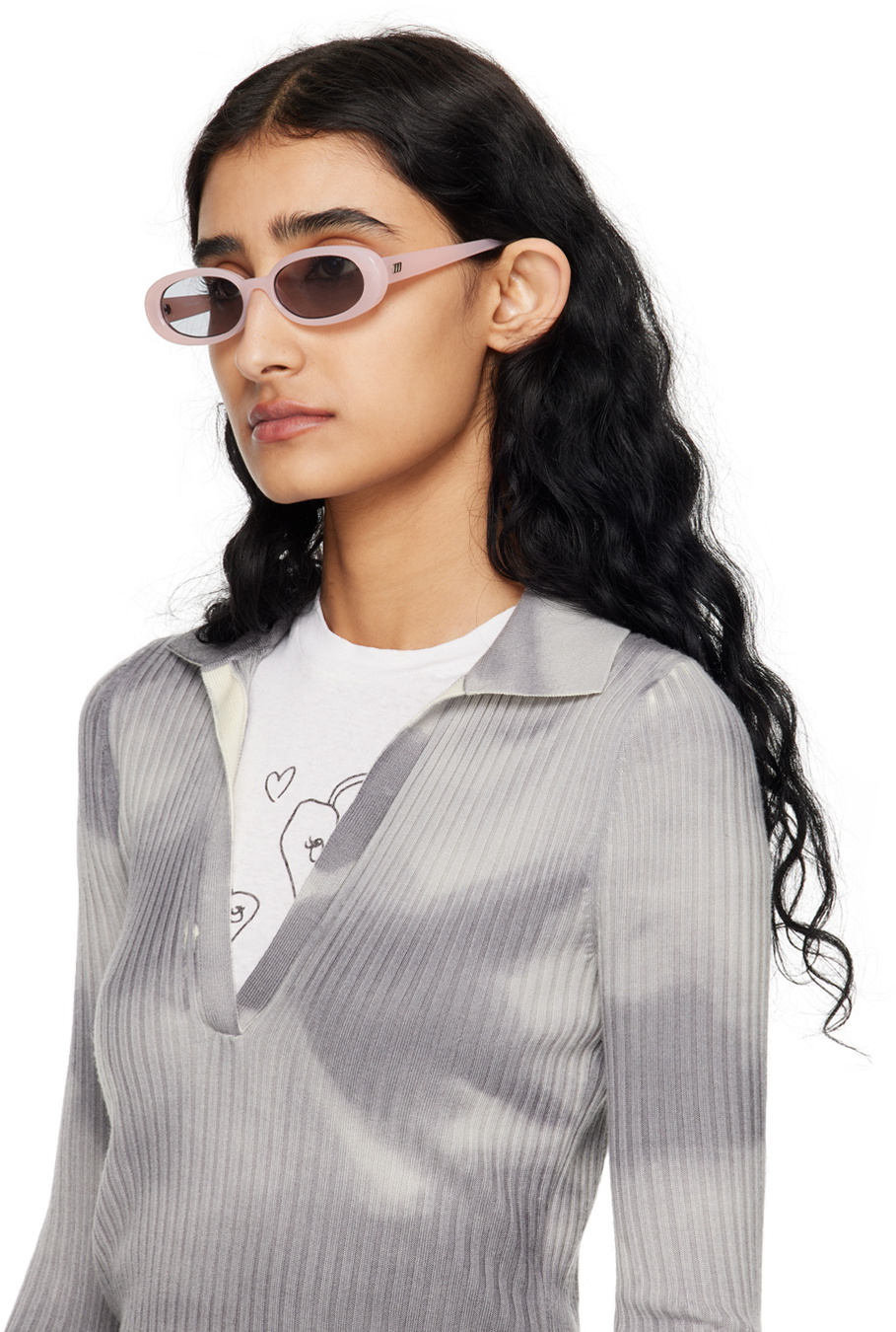 Le Specs Pink Outta Love Sunglasses Le Specs