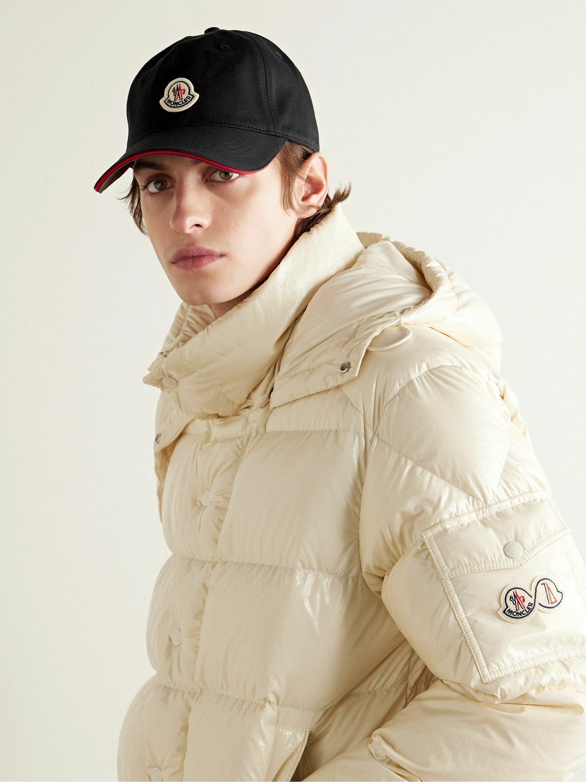 Moncler - Logo-Appliquéd Cotton-Twill Baseball Cap Moncler