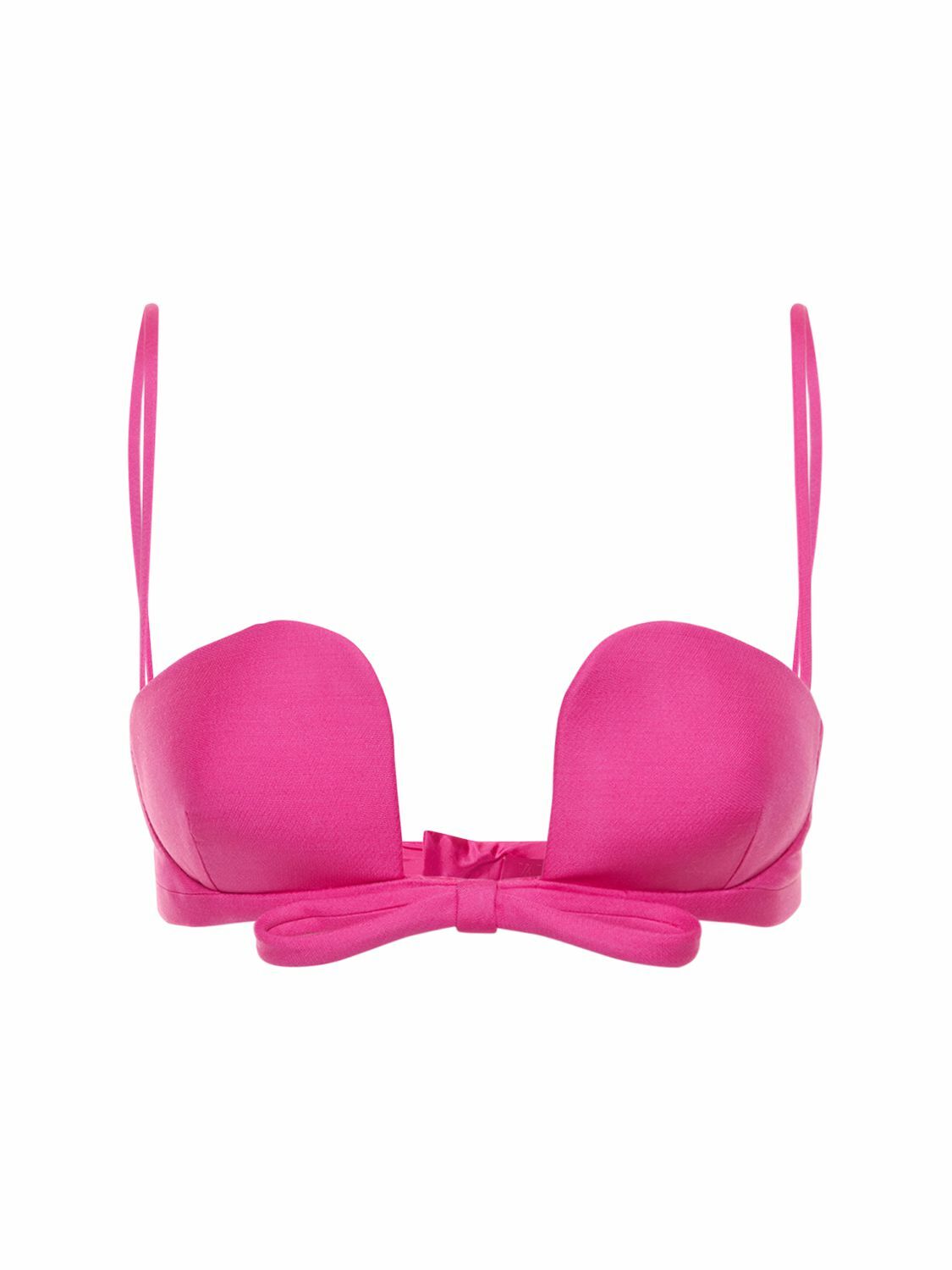 VALENTINO Wool & Silk Crepe Bra Top Valentino