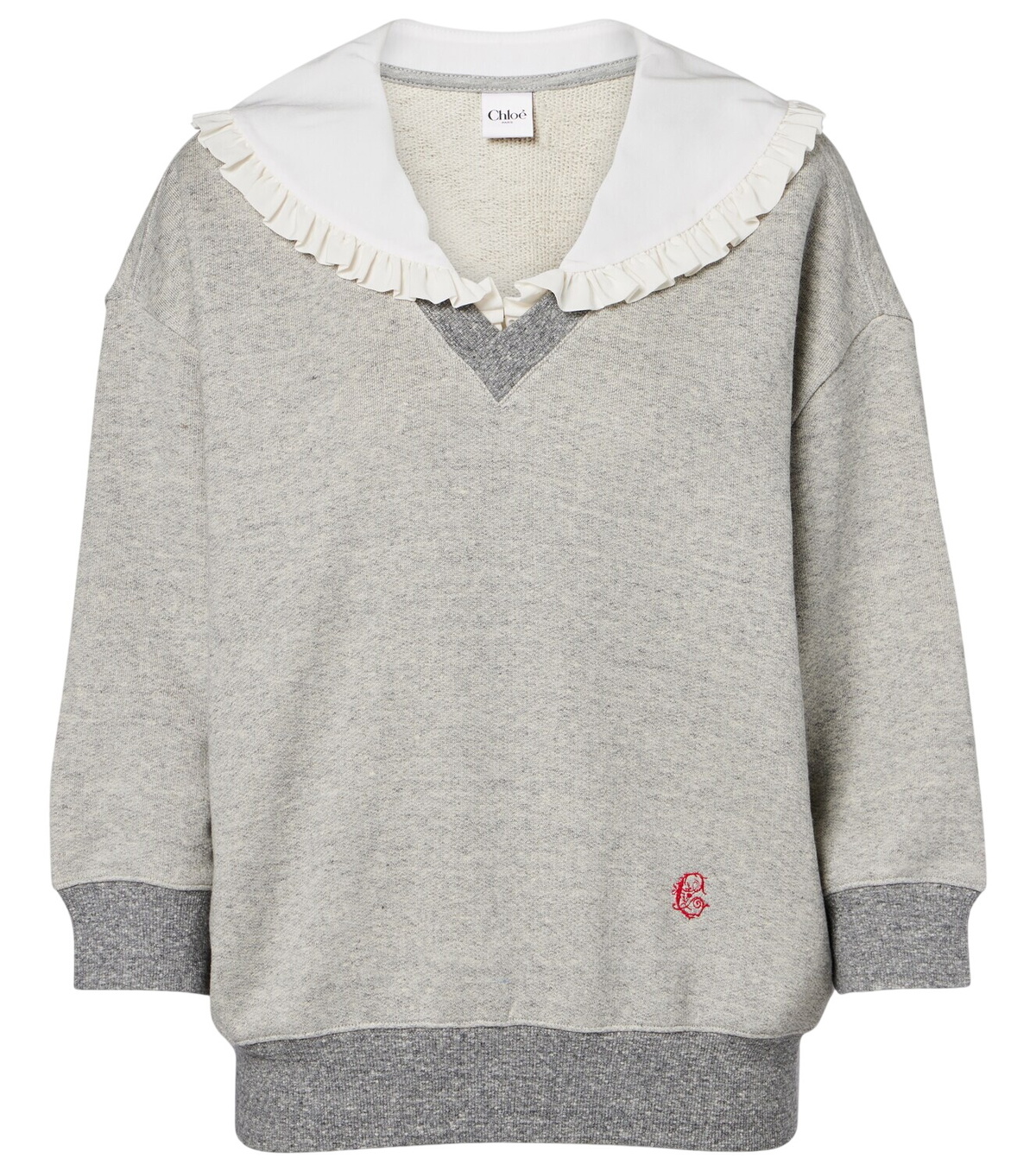 Chloé Cotton-blend French Terry sweatshirt Chloe