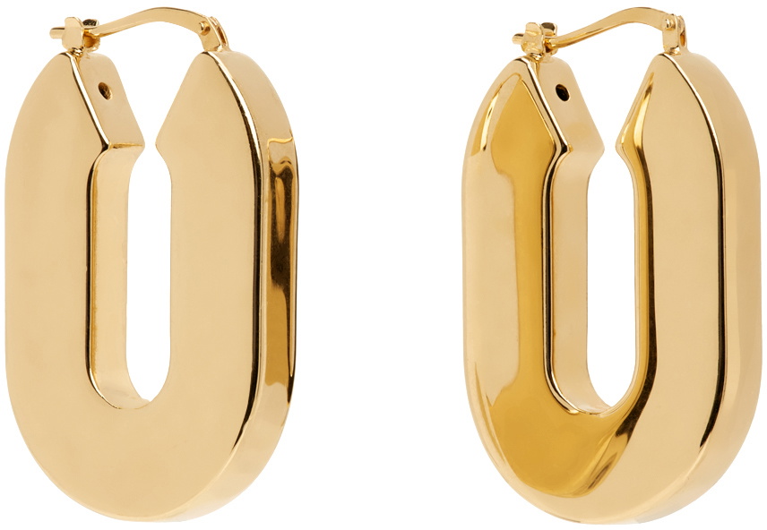 Jil Sander Gold Hoop Earrings Jil Sander