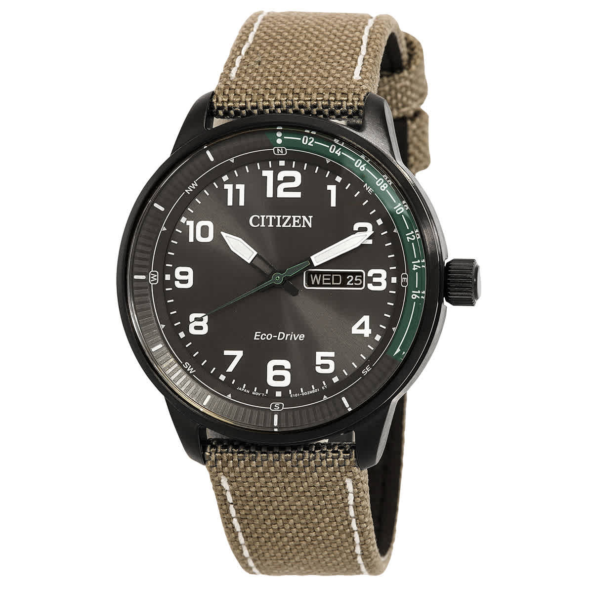 Citizen Eco-Drive Brown Dial Mens Watch BM8595-16H Citizen