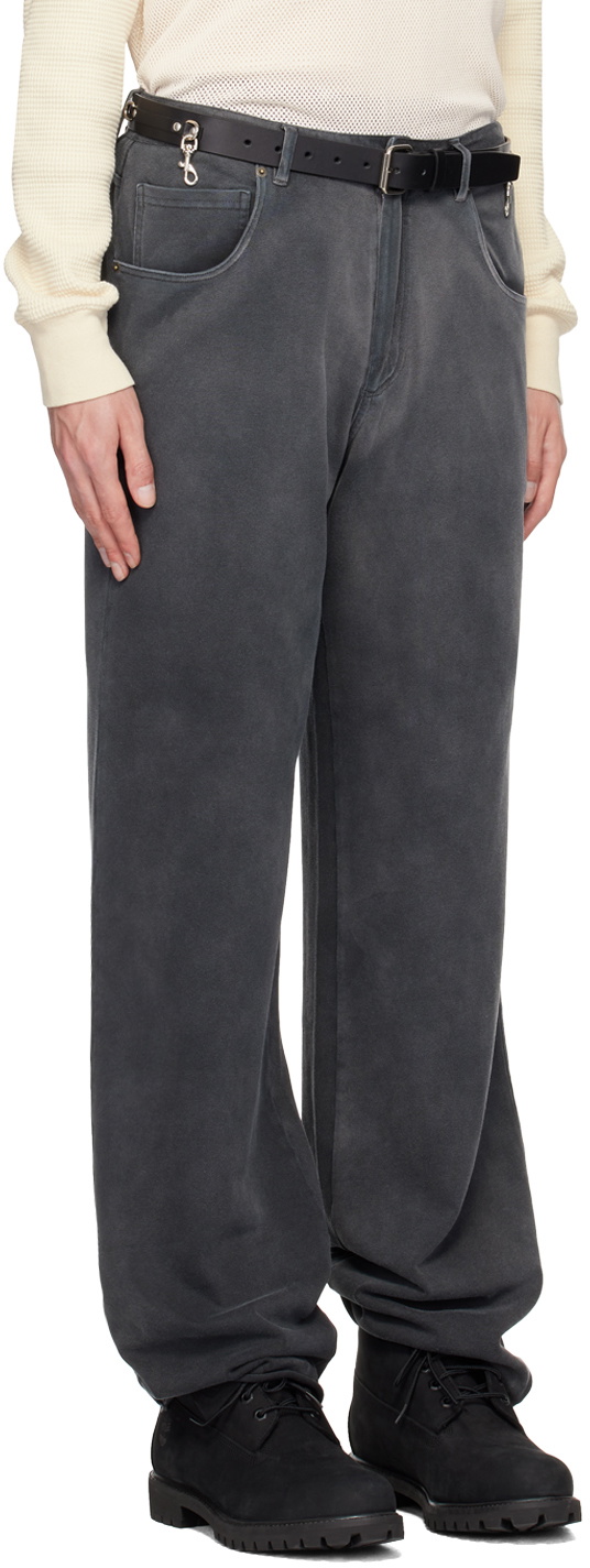 424 Gray Five Pocket Sweatpants 424