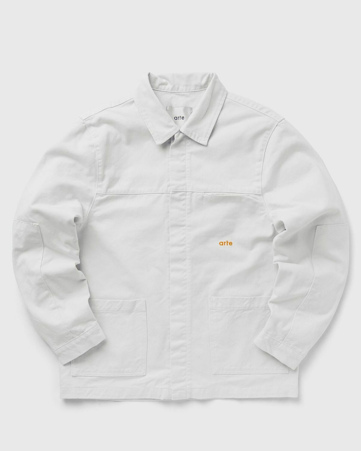 Arte Antwerp Heart Embroidery Workwear Jacket Grey Overshirts Arte Antwerp