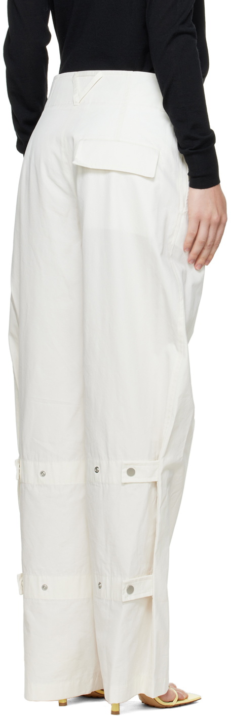 Bottega Veneta Off-White Compact Trousers Bottega Veneta