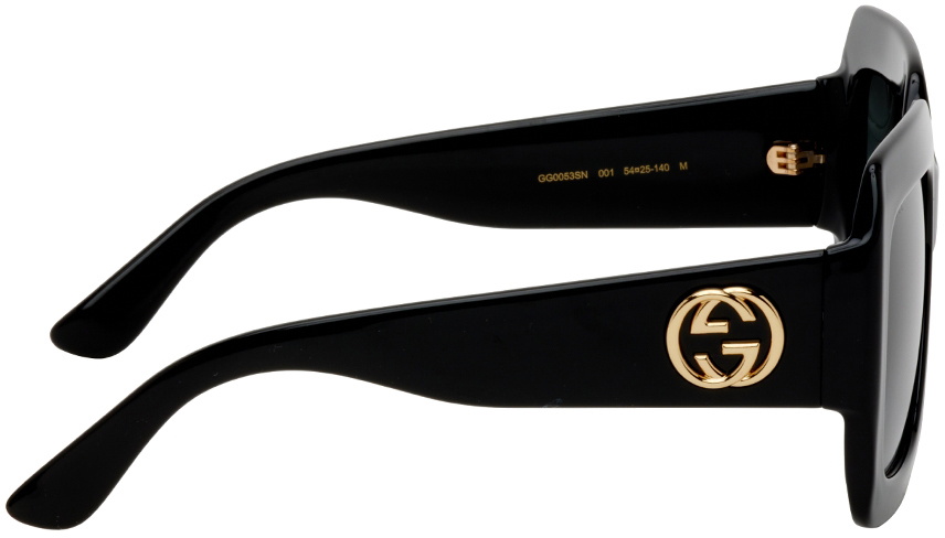 Gucci Black Thick Rectangular Sunglasses Gucci