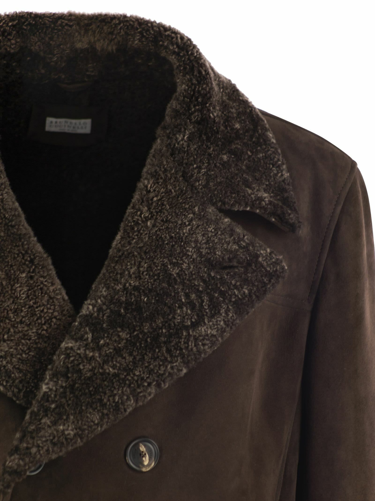 Brunello Cucinelli Double-breasted Shearling Outerwear Brunello Cucinelli