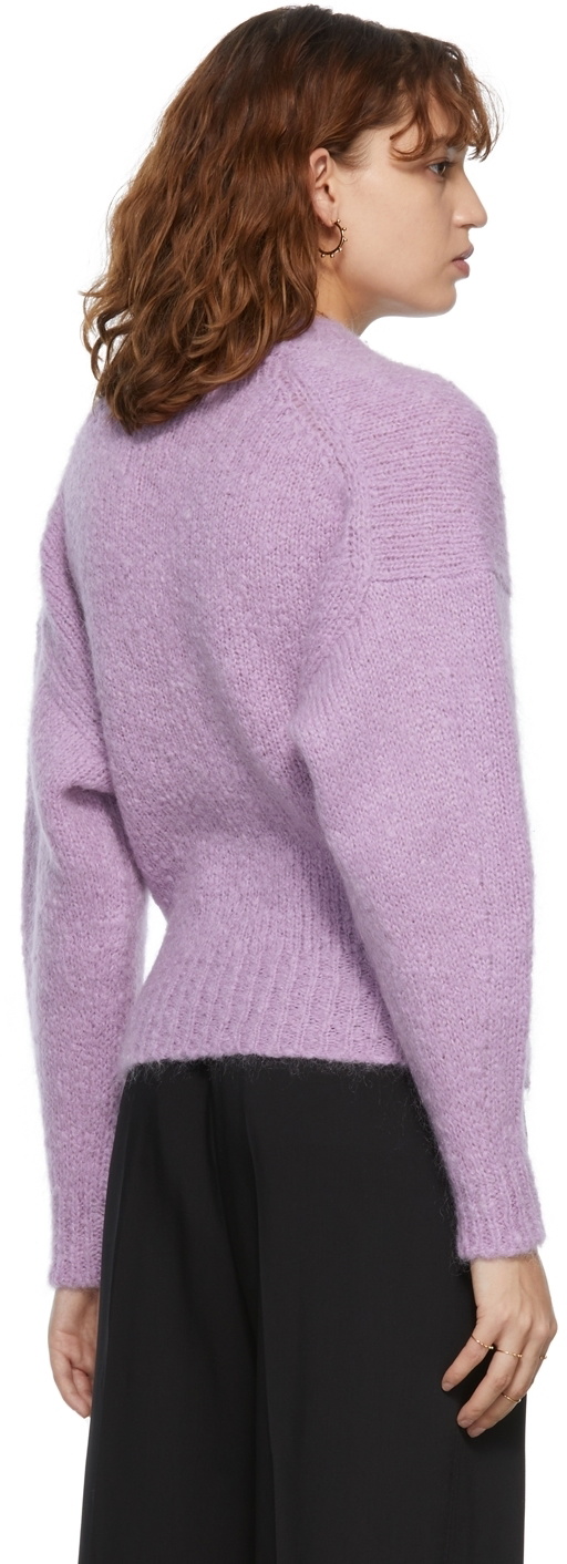 Isabel Marant Purple Chunky Knit Elise Sweater Isabel Marant