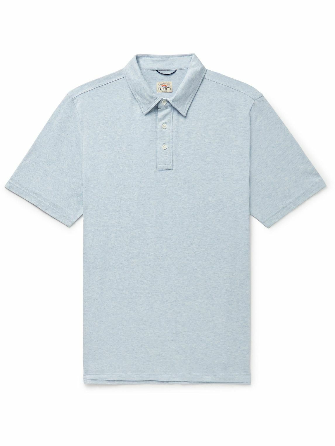 Faherty - Movement Stretch Pima Cotton and Modal-Blend Jersey Polo ...