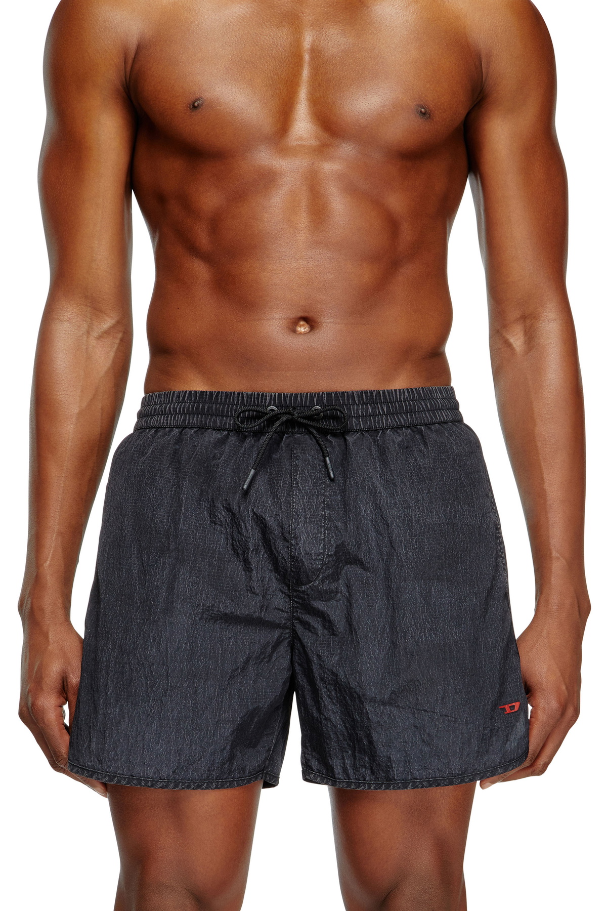 Diesel Mid-length swim shorts in treated ripstop - Swim shorts Mens in ...