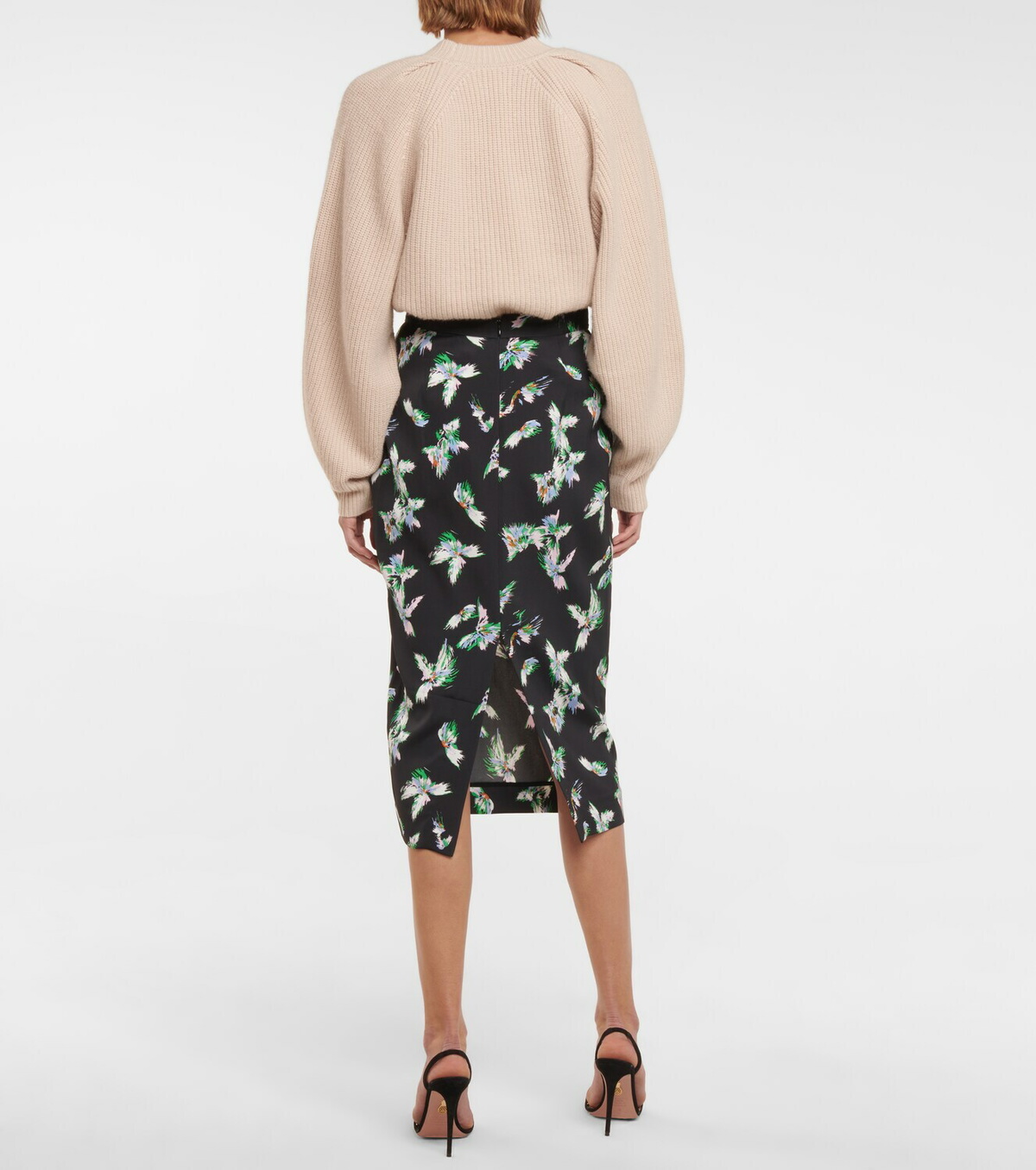 Diane von Furstenberg - Kara printed cady pencil skirt Diane von ...