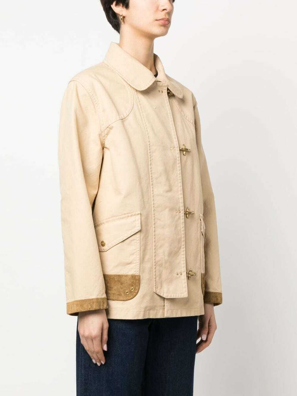 FAY - Cotton 4 Hooks Jacket Fay