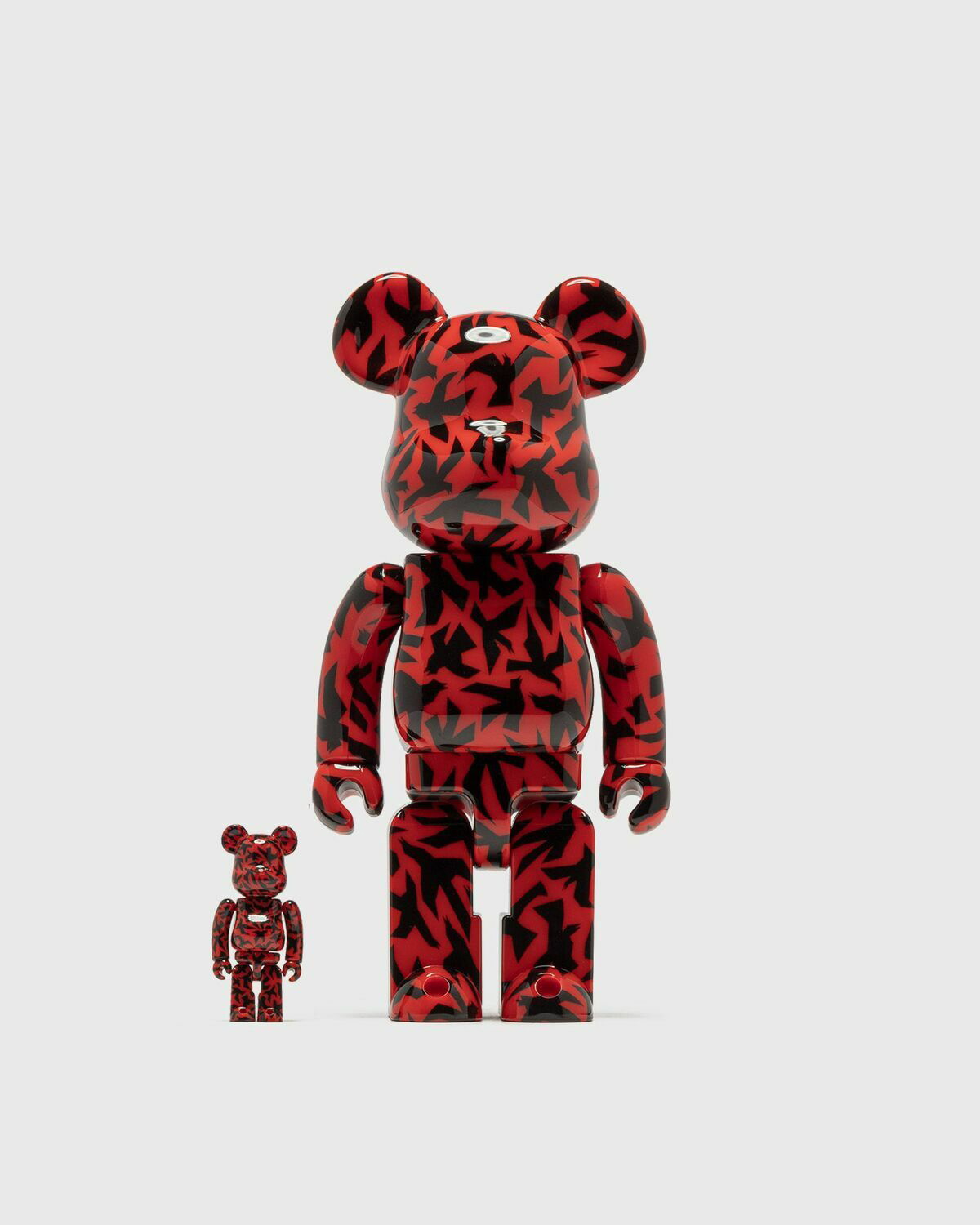 Medicom Bearbrick 400% Alfred Hitchcock The Birds 2 Pack Black|Red Toys ...