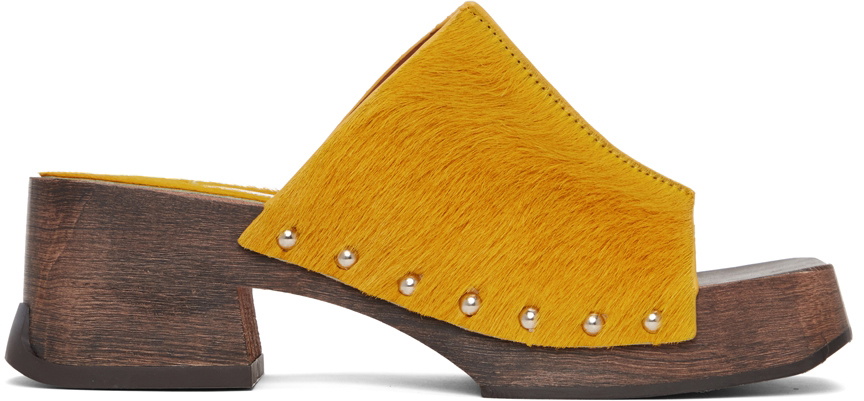 Miista Yellow Hannah Clogs MIISTA
