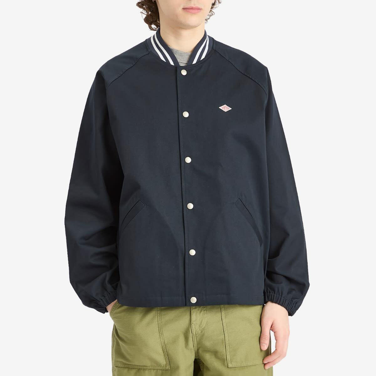 Danton Men's College Jacket in Navy Danton