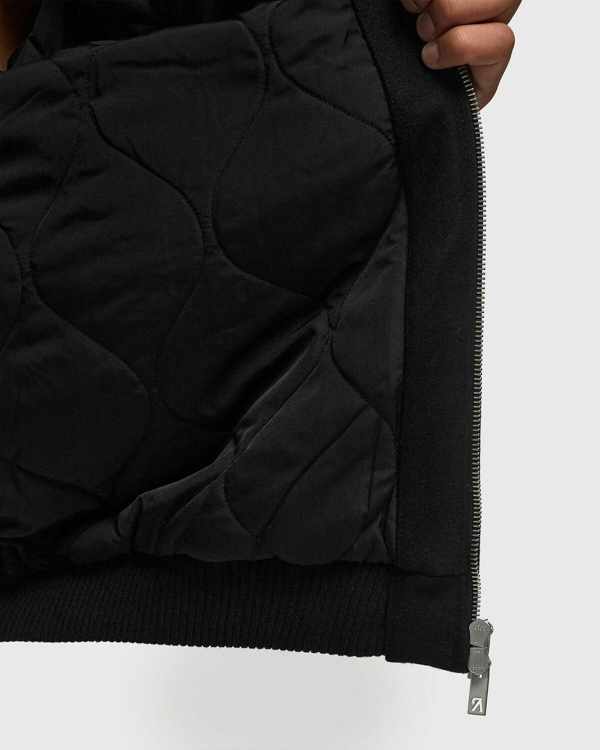 Represent Mascot Wool Varsity Jacket Black Bomber Jackets Represent