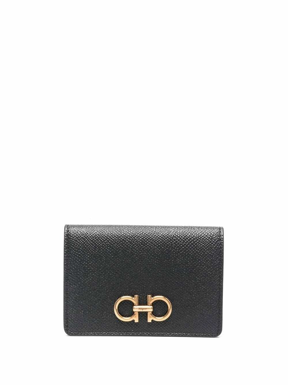 FERRAGAMO - Gancini Leather Card Case Salvatore Ferragamo