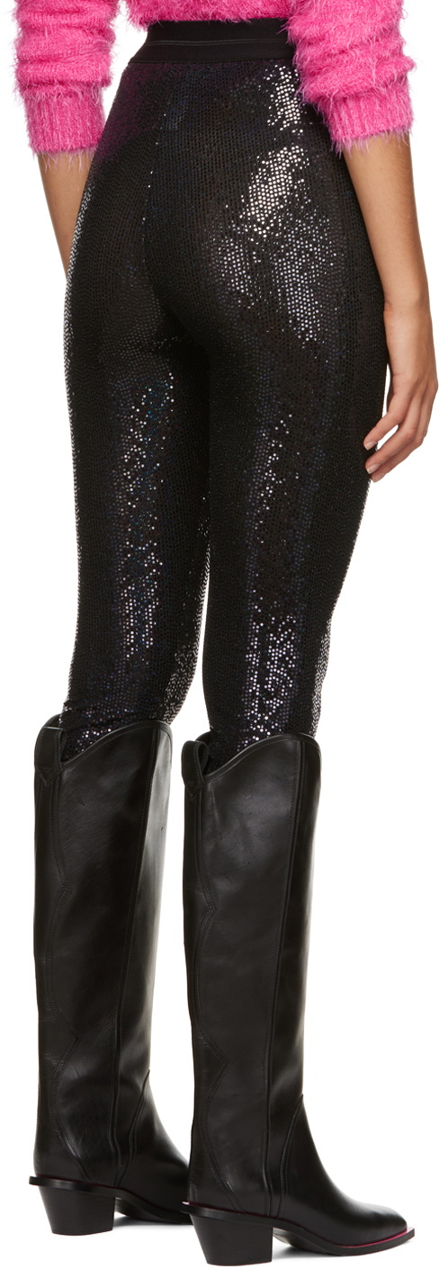 MSGM Black Sequin Trousers MSGM