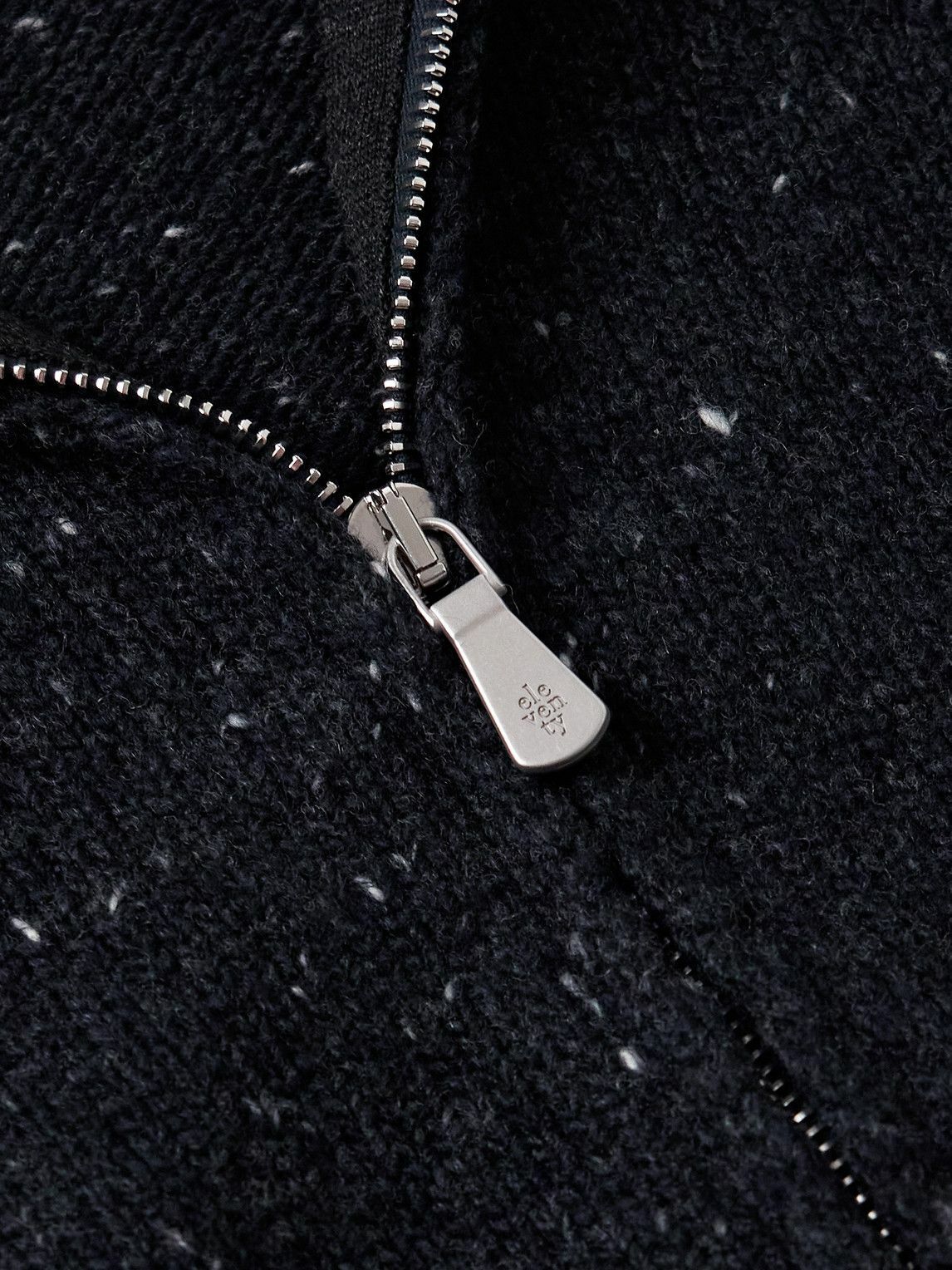 Eleventy - Wool-Blend Zip-Up Cardigan - Blue Eleventy