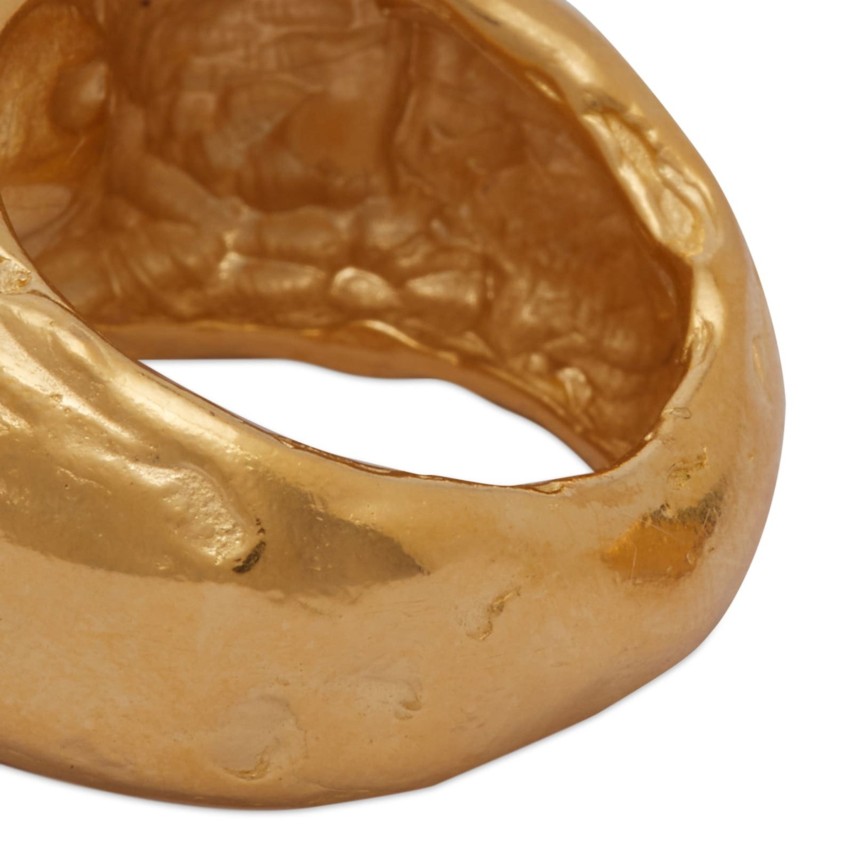 Simuero Women's Fruto Ring in Gold/Dark Green Simuero