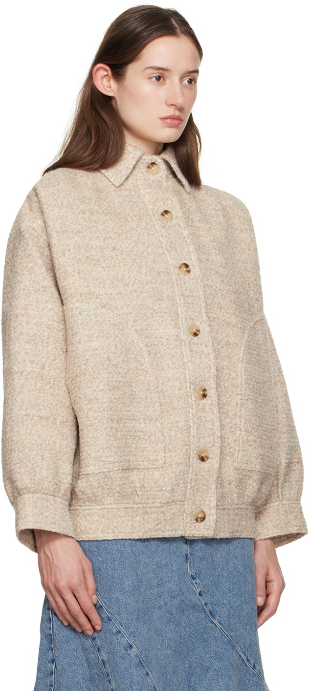 Caro Editions Beige Mimi Jacket Caro Editions
