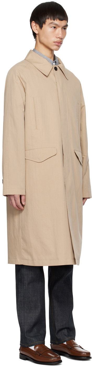 Uniform Bridge Beige Raglan Coat Uniform Bridge