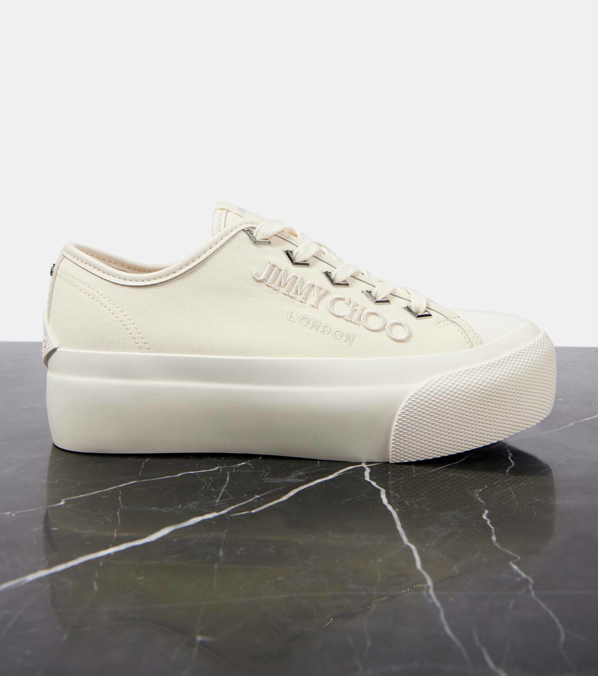 Jimmy Choo Palma Maxi canvas platform sneakers Jimmy Choo