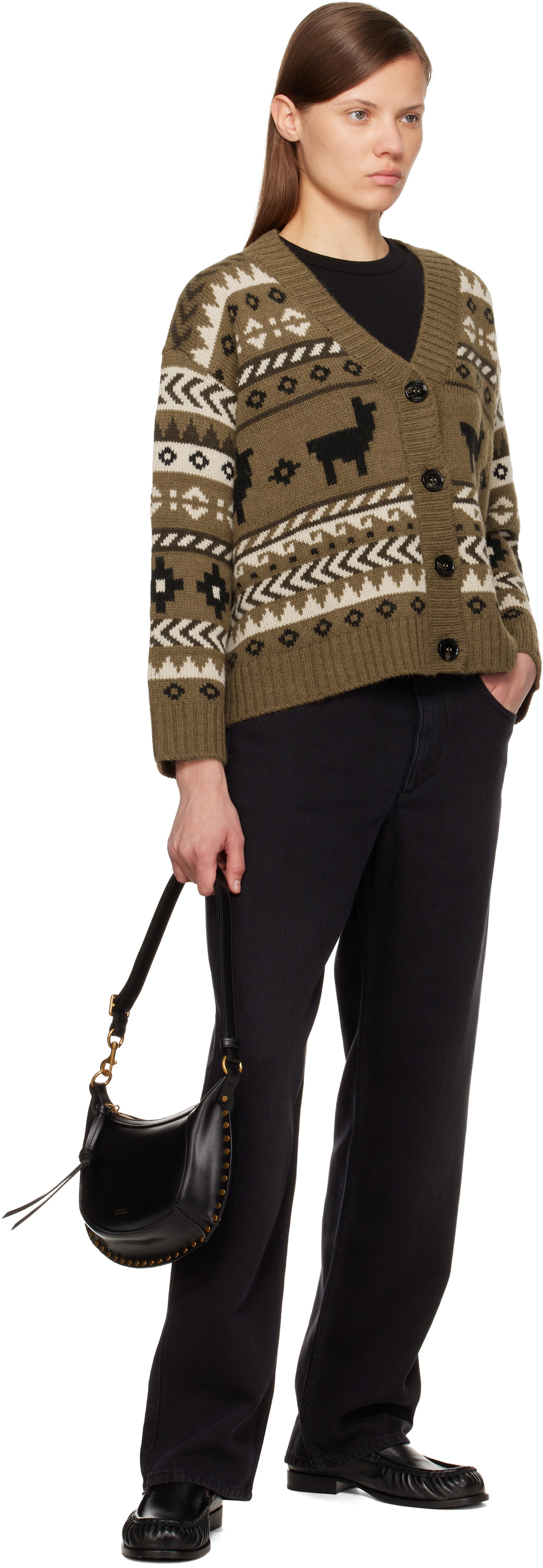 Isabel Marant Black Oskan Moon Bag Isabel Marant