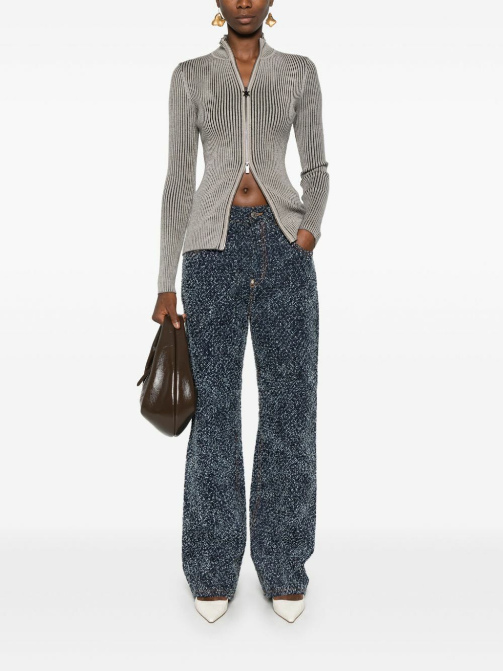 STELLA MCCARTNEY - Bouclé Denim Jeans Stella McCartney