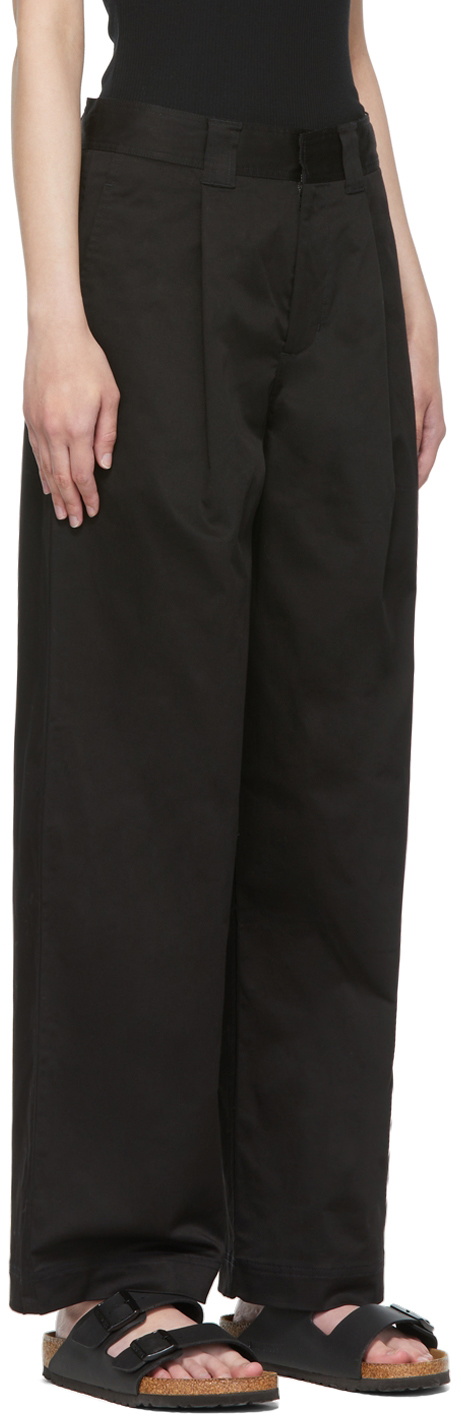 6397 Black Full Break Trousers 6397