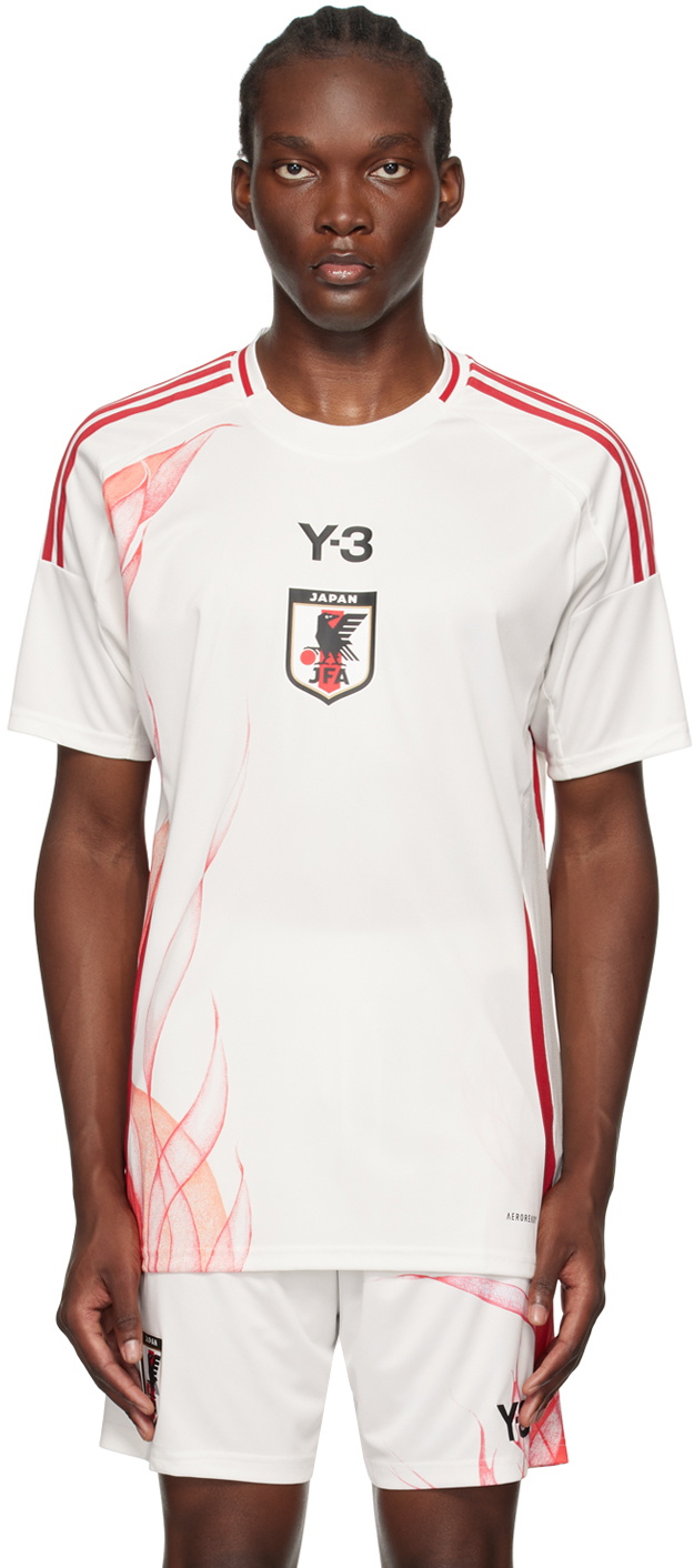 Y-3 White JFA Edition Away Jersey T-Shirt Y-3