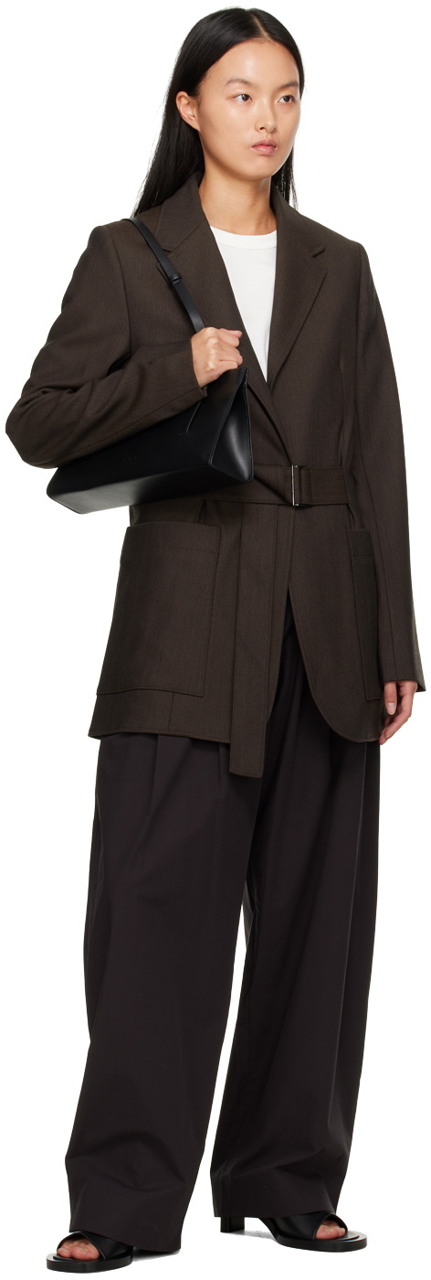 Studio Nicholson Brown Somner Blazer Studio Nicholson