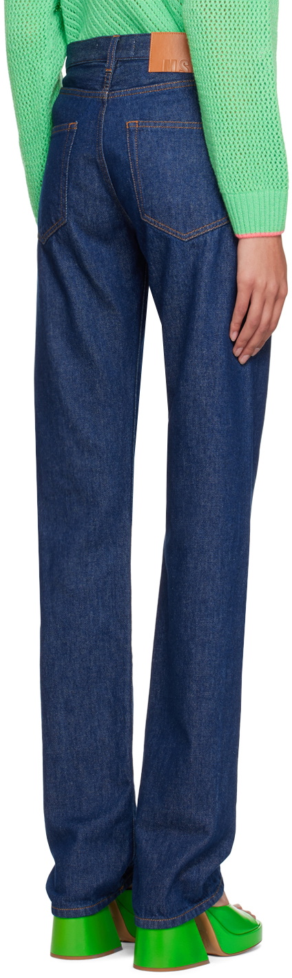MSGM Blue Tailored Jeans MSGM