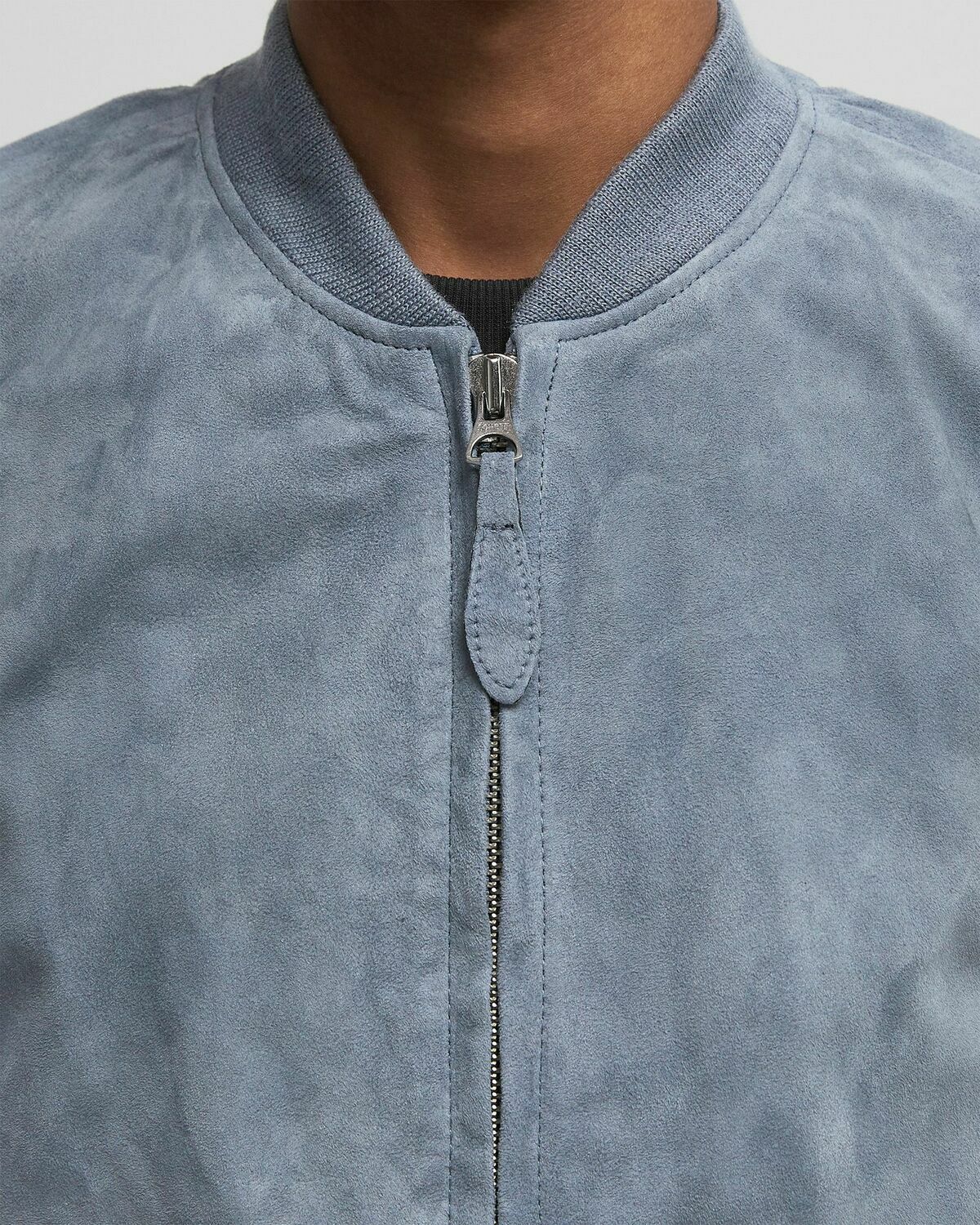 Schott NYC LC300 Jacket Blue Mens Bomber Jacket Schott