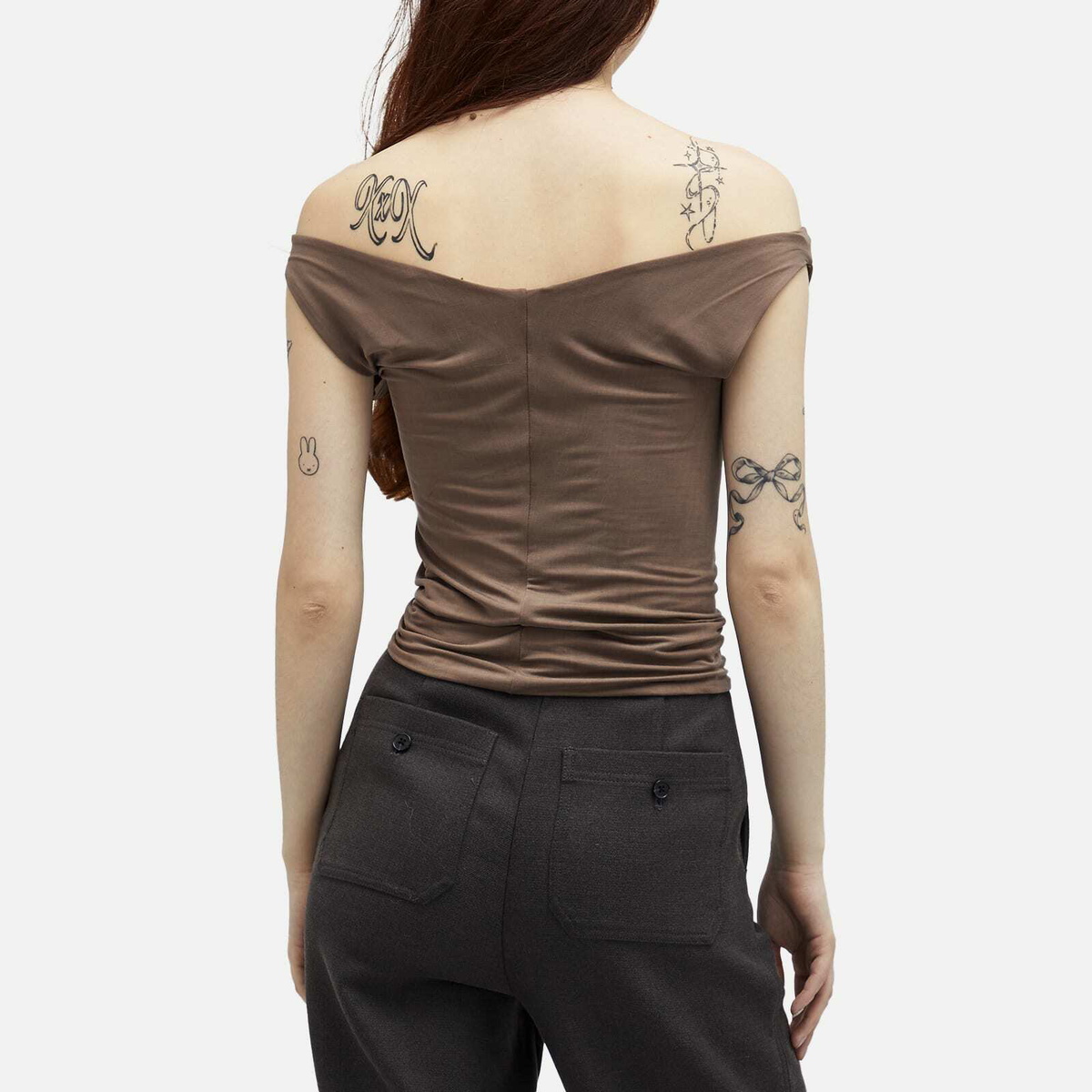Peachy Den Women's Kylie Top - END. Exclusive in Mocha Peachy Den