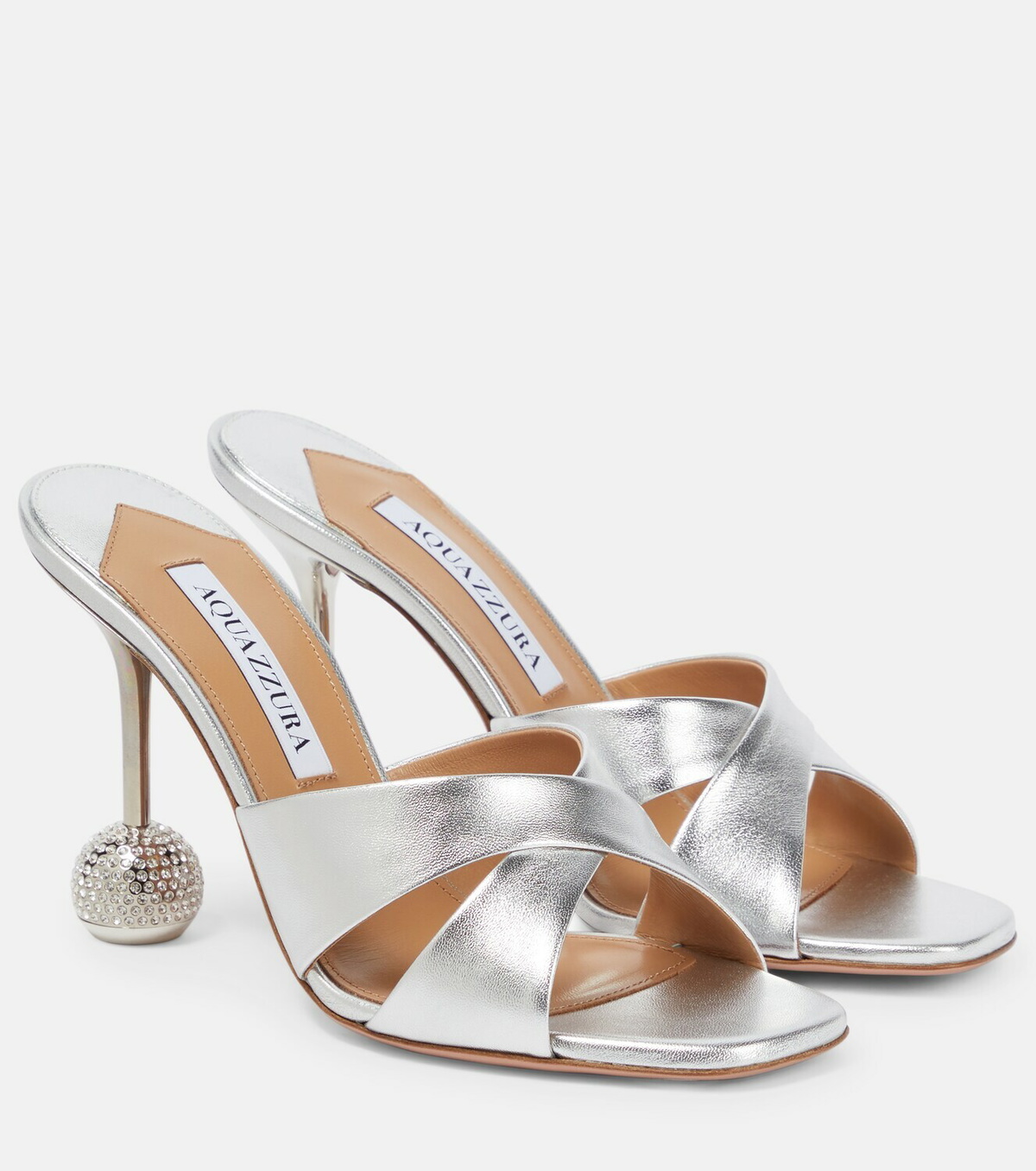 Aquazzura Yes Darling leather mules Aquazzura