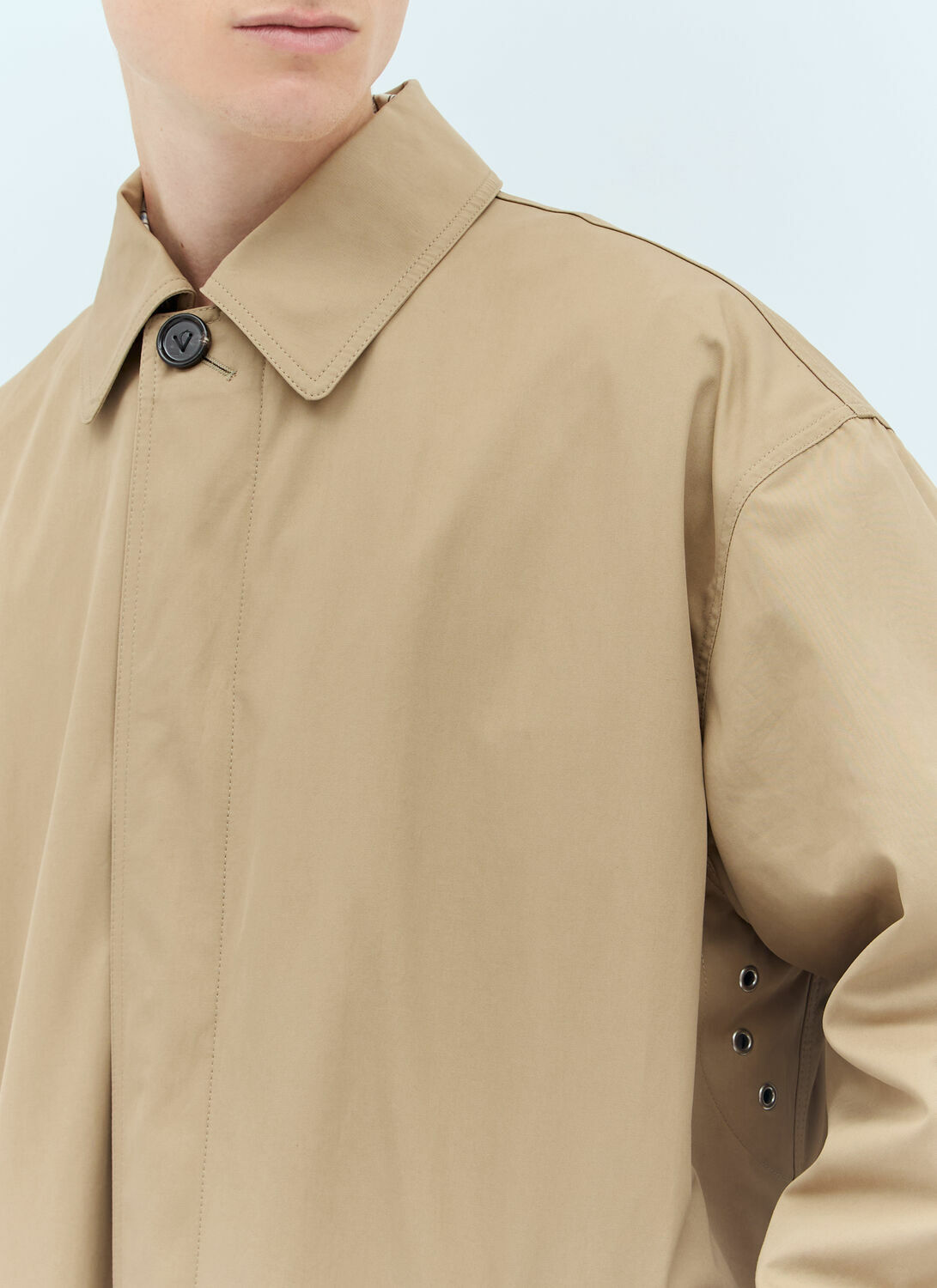 Bottega Veneta Cotton Twill Trench Coat Bottega Veneta