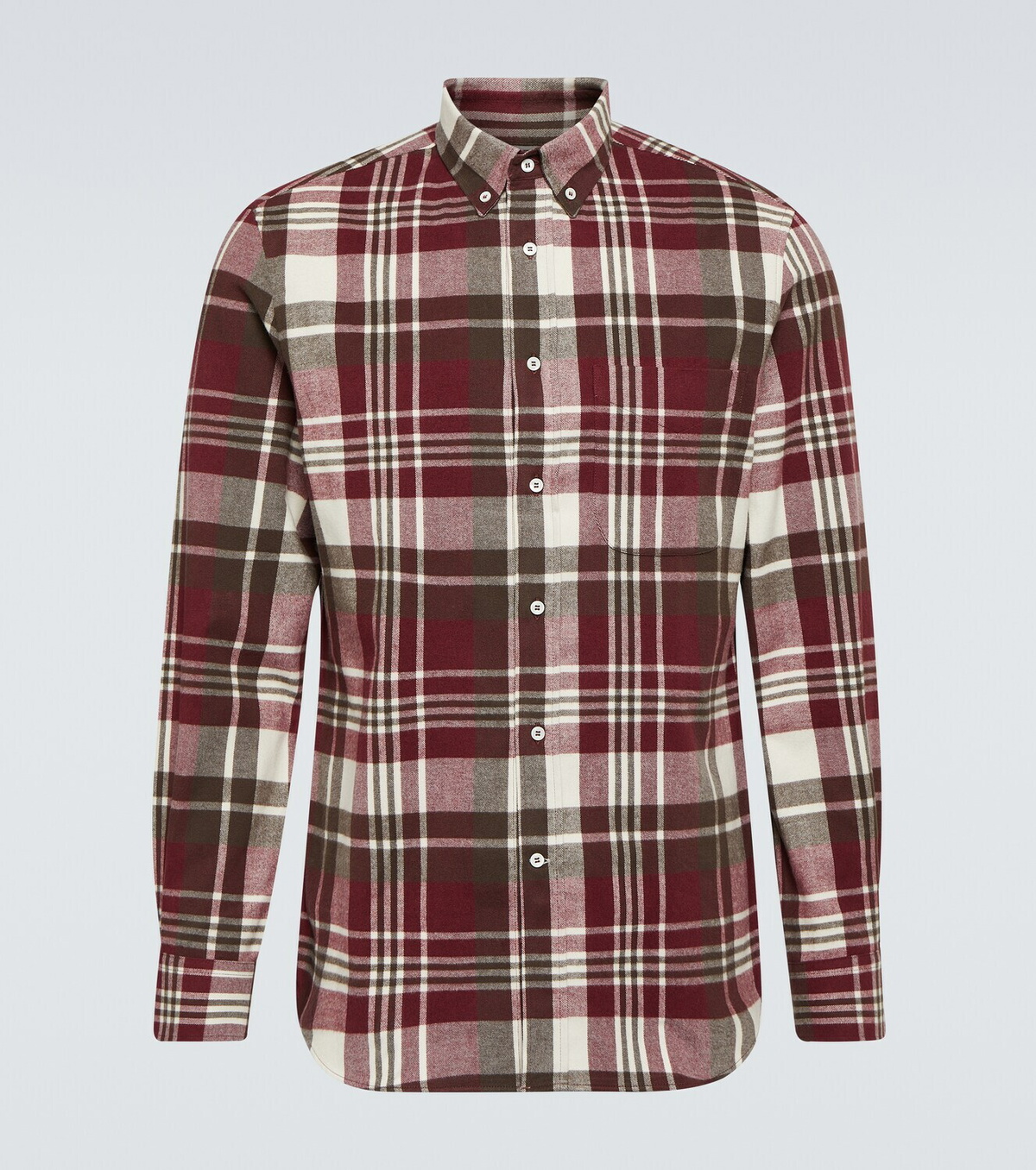 Brunello Cucinelli Madras flannel checked shirt Brunello Cucinelli