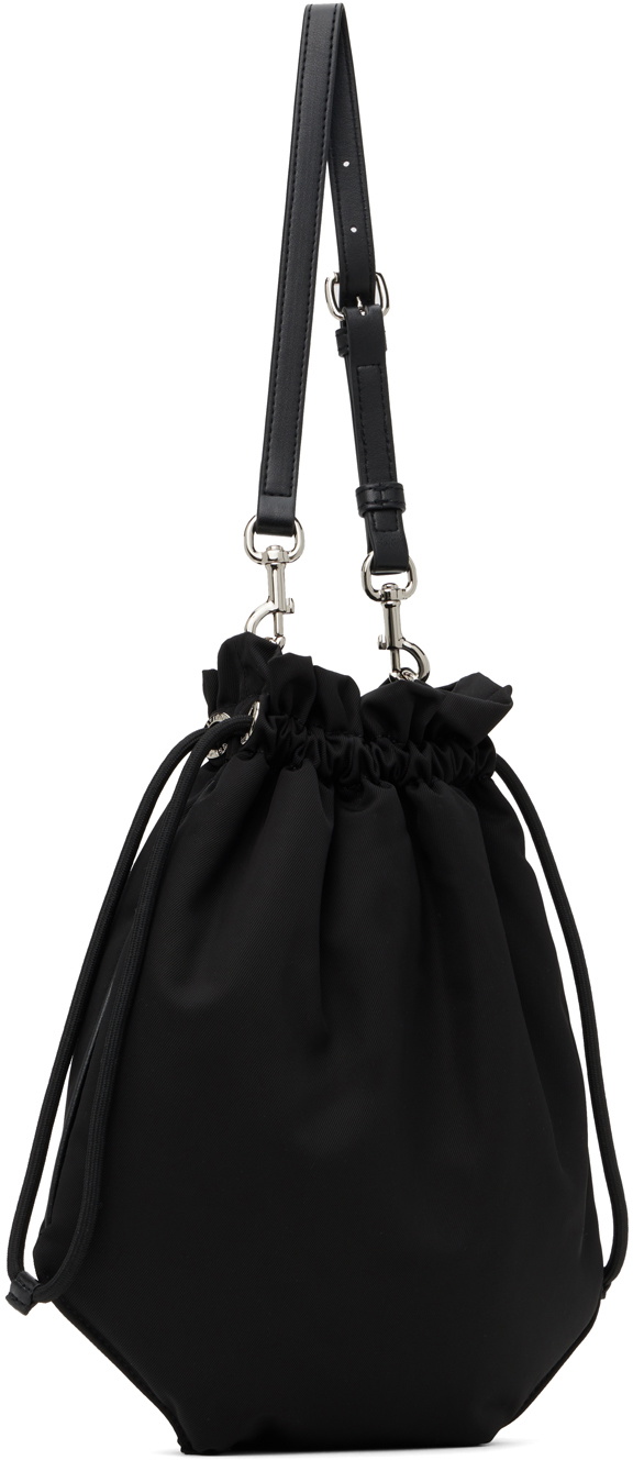 Vivienne Westwood Black Drawstring Messenger Bag Vivienne Westwood